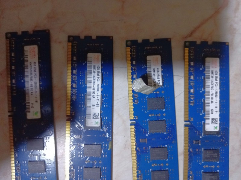 Ram memorije DDR3 2/4/8/16GB za desktop