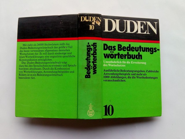 Der grosse DUDEN 10,Das bedeutungs worterbuch