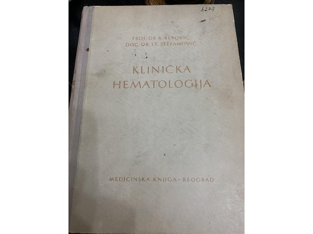 Klinička Hematologija