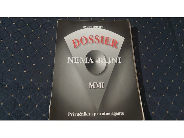 Dossier/Nema tajni/Prirucnik za privatne agente