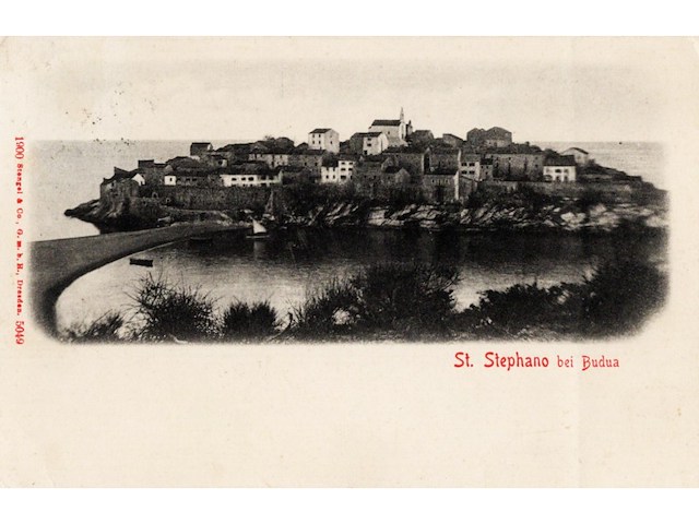 Sveti Stefan 1905. Budva - Srpska crkva