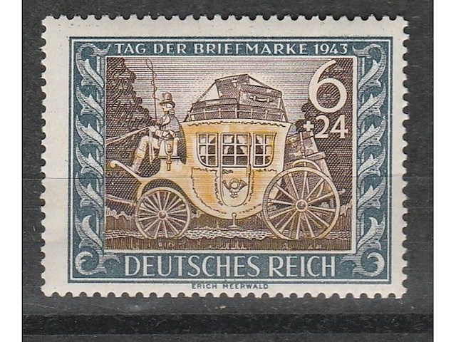 Tag der Briefmarke, Old Stagecoach - 1943 - MH