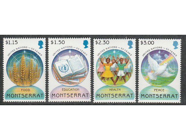 Montserrat-50th Anniversary of United Nations-1995-MNH