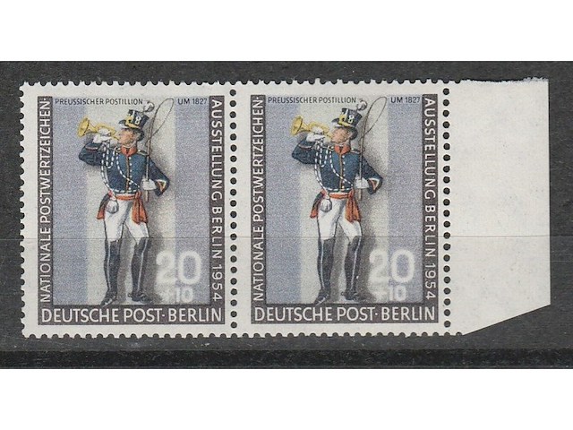 Berlin - Nationale Briefmarkenausstellung - 1954 - MNH