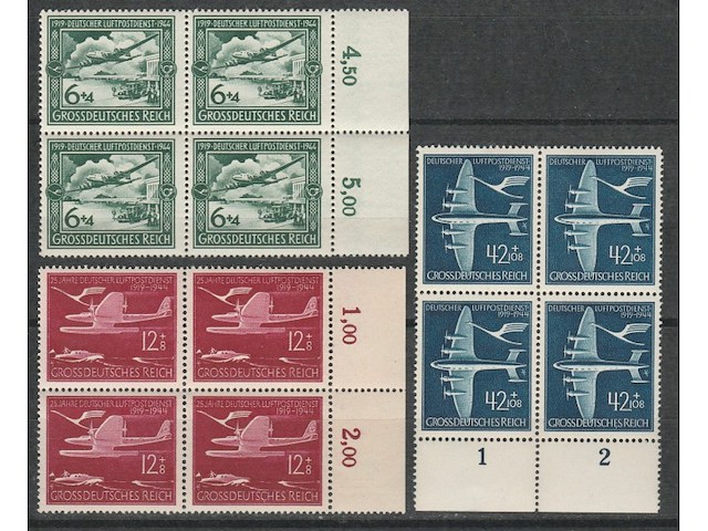 25 Jahre Deutscher Luftpostdienst - 1944 - MNH