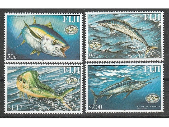 Fiji - 2001 - Game Fish - MNH