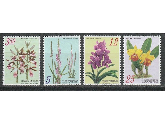 China (Taiwan) - Orchids of Taiwan - 2007 - MNH