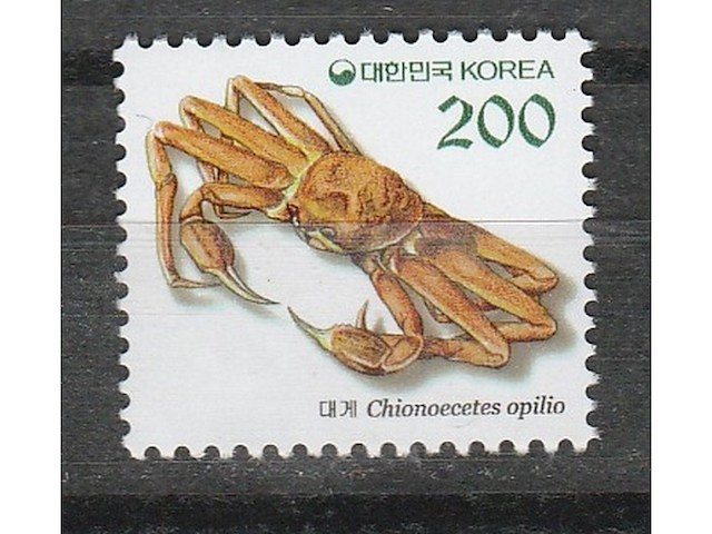 South Korea-2001-Snow Crab (Chionoecetes opilio)-MNH