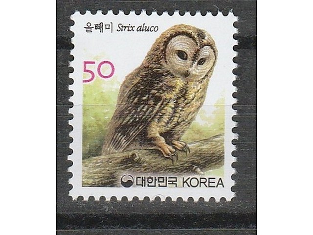 South Korea - 2005 - Tawny Owl (Strix aluco) - MNH