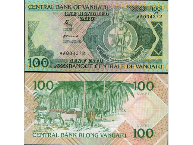 Vanuatu 100 Vatu 1982.UNC.
