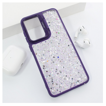 Maska Crystal Dots za Samsung A56/ A566B ljubicasta