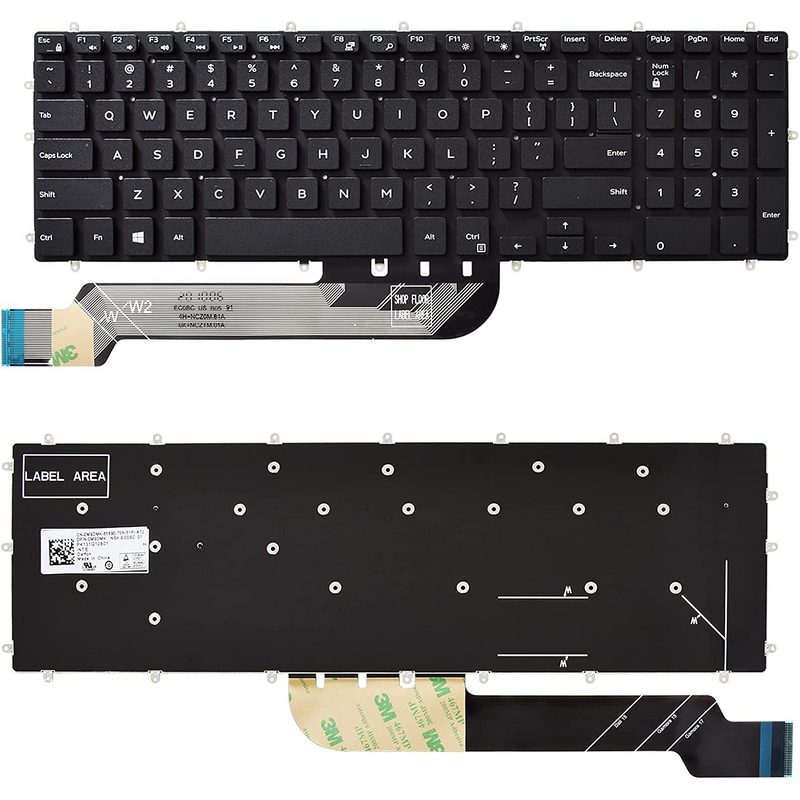 Tastatura za Dell Inspiron 15-5000 5565 5567 17 5765 5767 P66F 3581 3582 3583 3584 bez pozadinskog