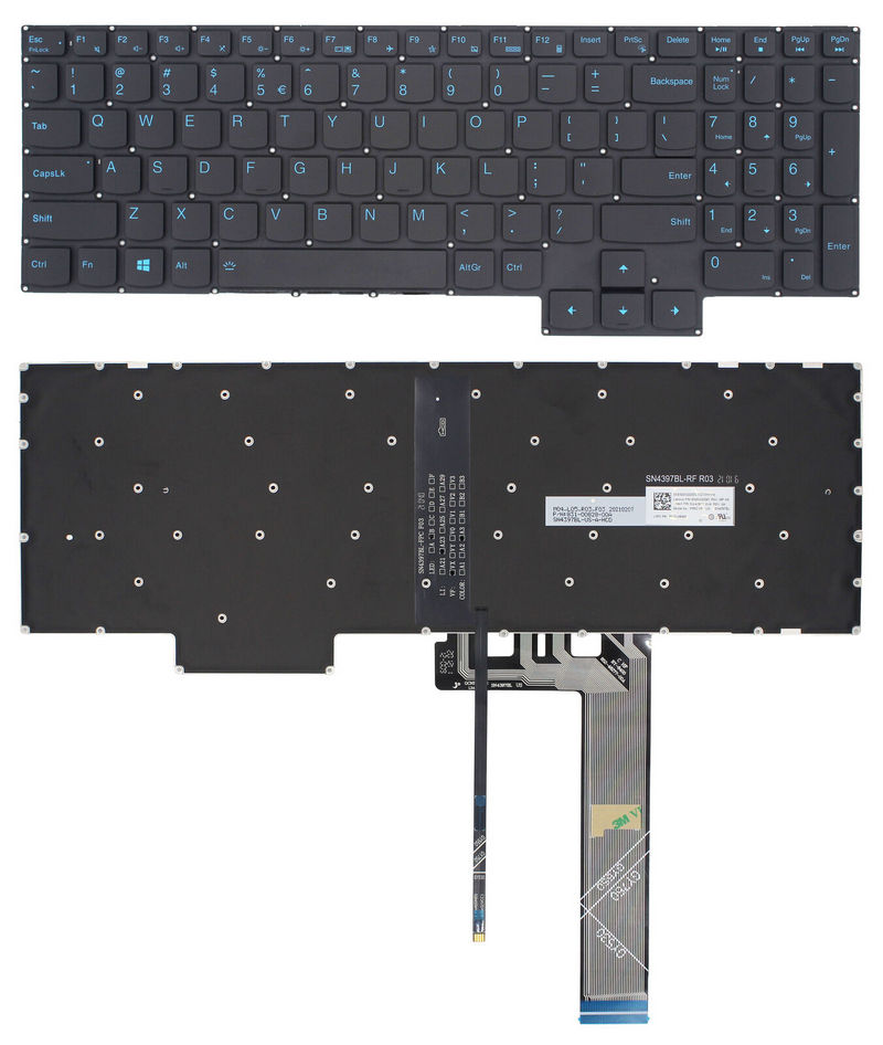 Tastatura za Laptop Lenovo Legion 5 Pro-16ACH6 Pro-16ACH6H pozadinsko osvetljenje