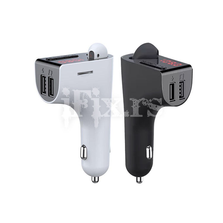 Auto punjac, FM transmiter V14, slusalica, USB TF Bluetooth 5.0 handsfree