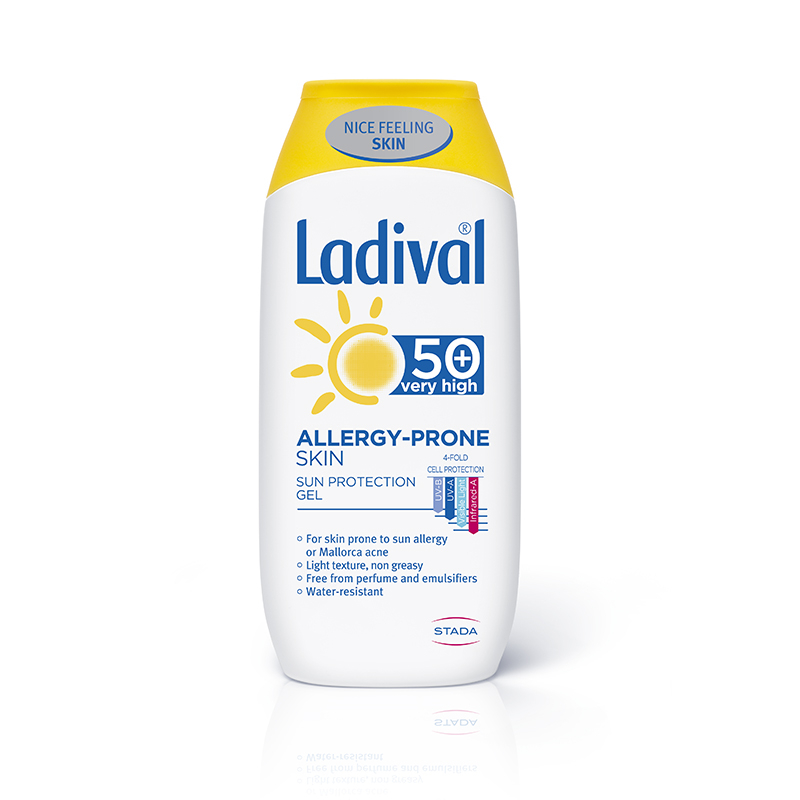 Ladival za osetljivu kožu sklonu alergiji na sunce 50+ SPF gel