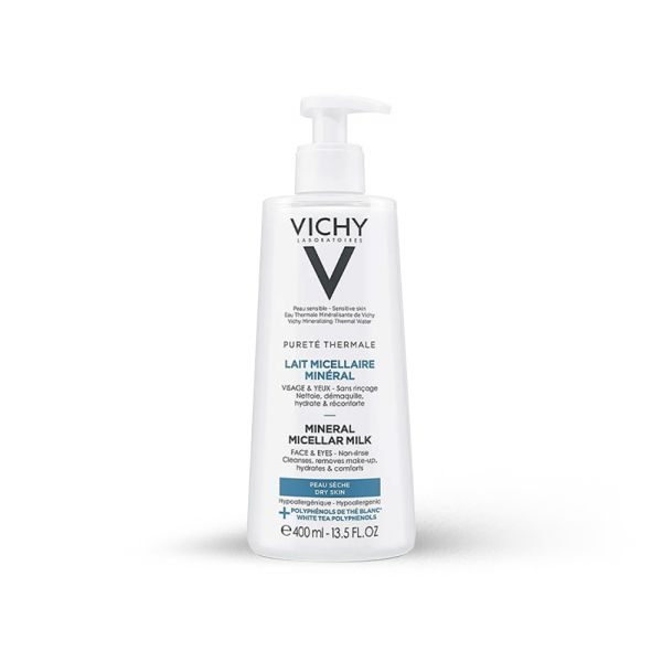 VICHY, MINERALIZOVANO MICELARNO MLEKO ZA SUVU KOŽU, 400ml