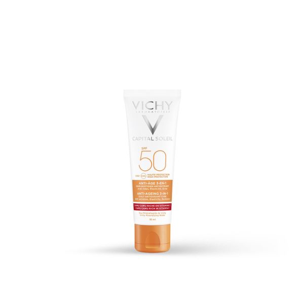 VICHY, CAPITAL SOLEIL KREMA ZA ZAŠTITU OD SUNCA SA ANTI-AGE EFEKTOM SPF 50, 50ml