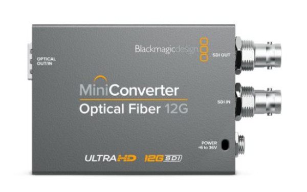 Blackmagic Mini Converter Optical Fiber 12G