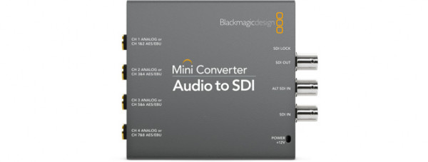 Blackmagic Mini Converter Audio to SDI