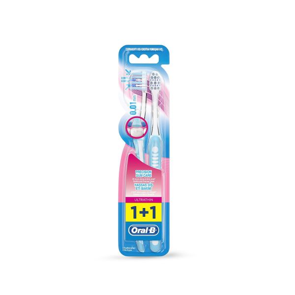 ORAL-B, ČETKICA ULTRATHIN PRECISION GUM CARE 1+1