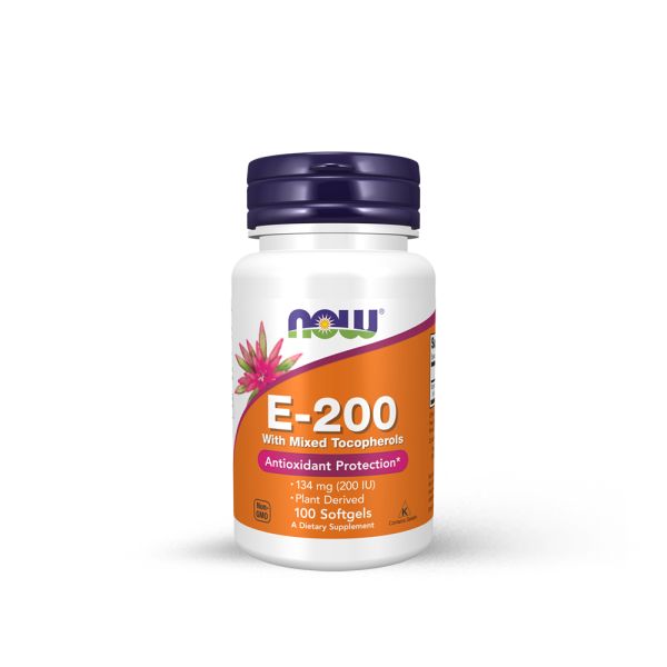 NOW, VITAMIN E-200 MT