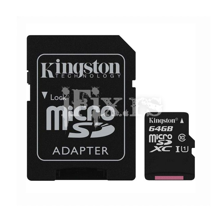 Memorijska kartica Kingston Select Plus Micro SD 64GB Class 10 UHS U1 100MB/s + SD adapter