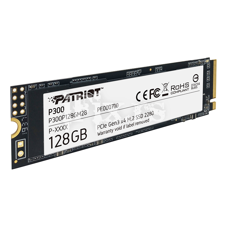 SSD 128GB PATRIOT P300 M.2 PCIe Gen3 x 4