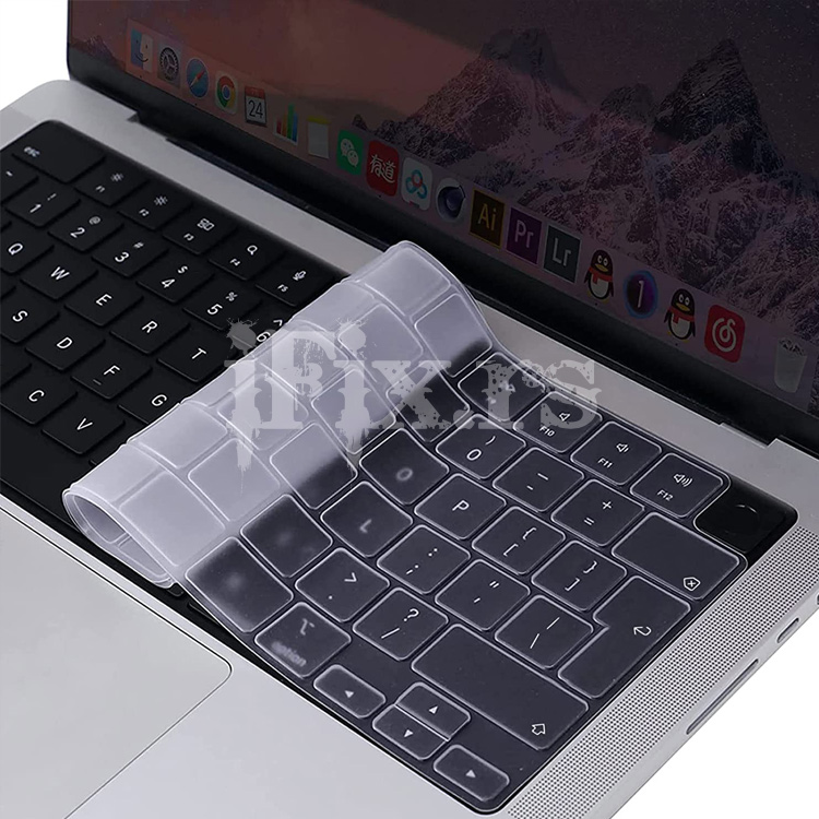 UK Silikonska zastita za tastaturu za MacBook Air 13″ i 15″ M2/M3 i MacBook Pro 14″ i 16″ M1/M2/M3/M4 providna