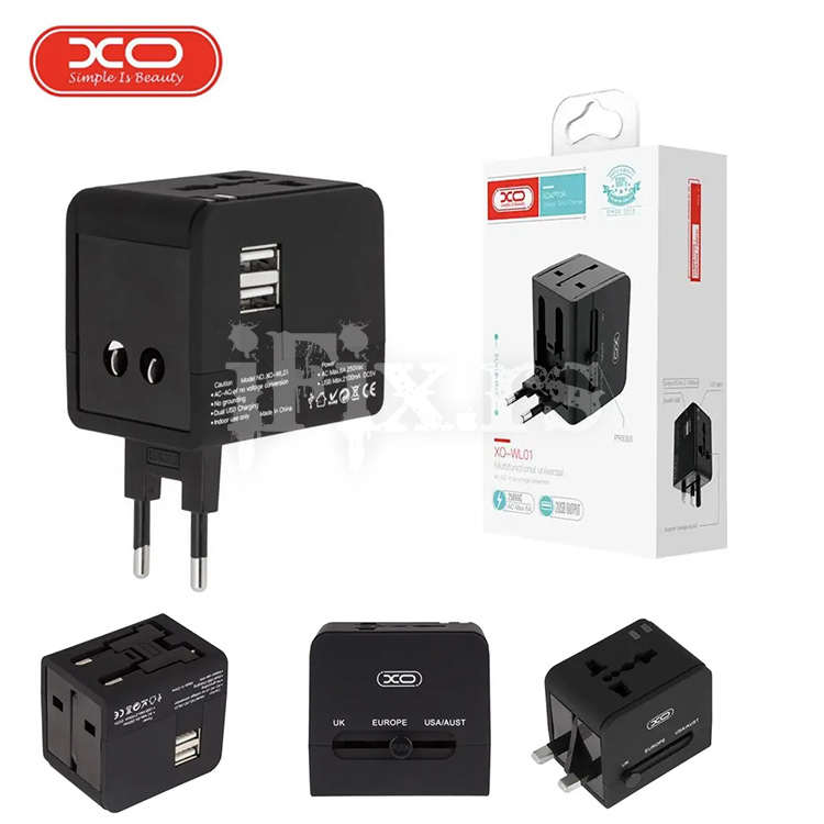 Univerzalni strujni travel adapter UK, US EU, AU 6A