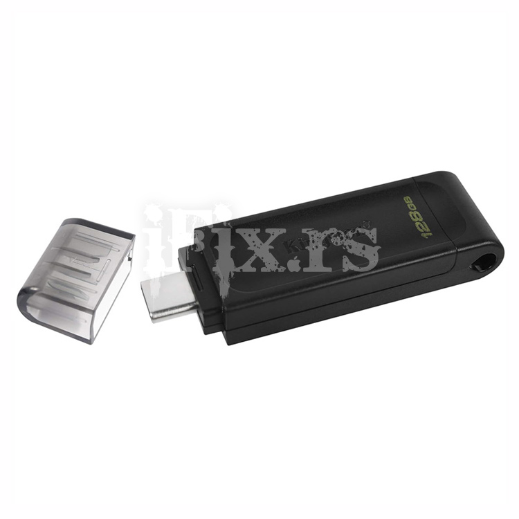 USB-C Flash memorija Kingston DT70 3.2 128GB