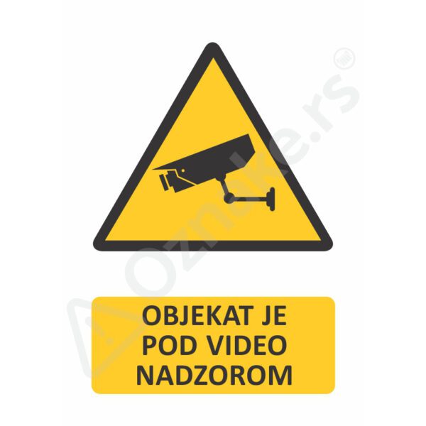 Objekat je pod video nadzorom