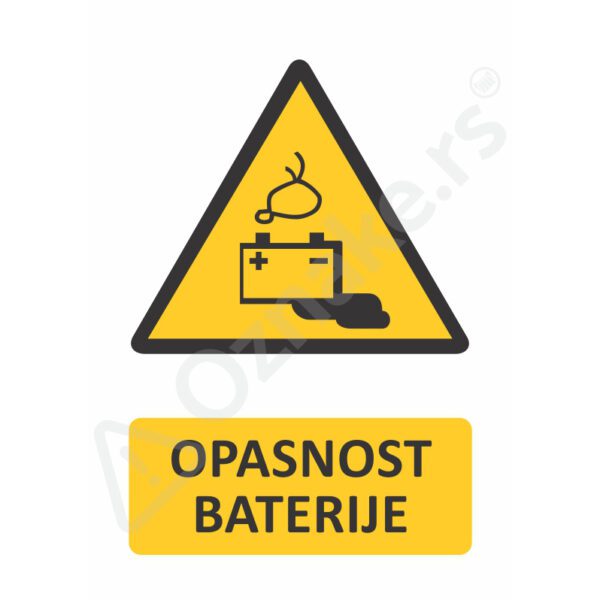 Opasnost baterije
