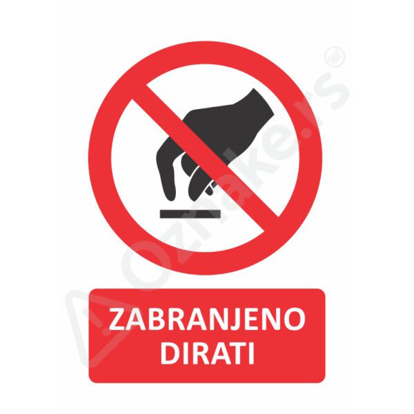 Zabranjeno dirati