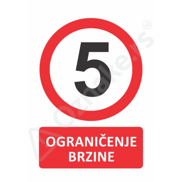 Ograničenje brzine 5