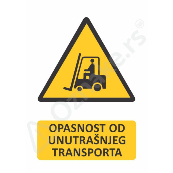 Opasnost od unutrašnjeg transporta