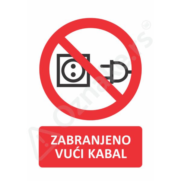 Zabranjeno vući kabal