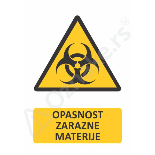 Opasnost zarazne materije