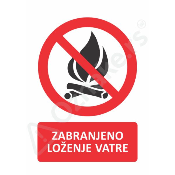 Zabranjeno loženje vatre