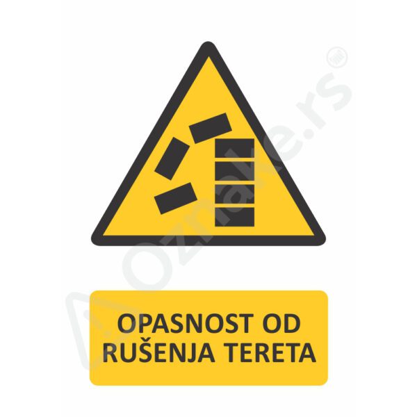 Opasnost od rušenja tereta