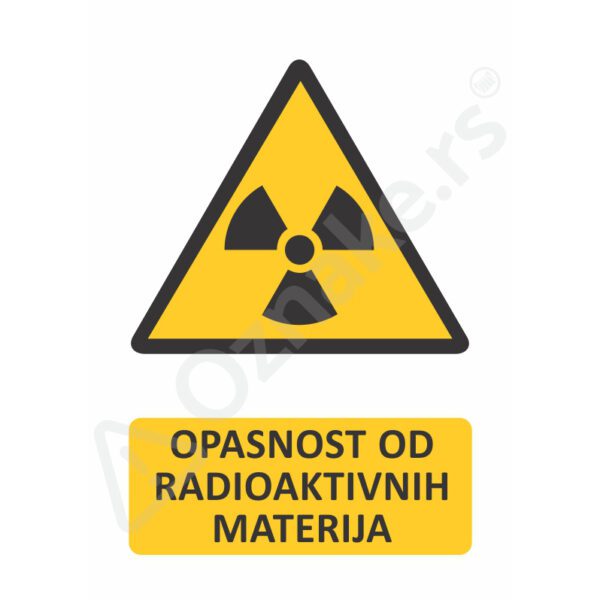 Opasnost od radioaktivnih materija