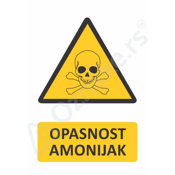 Opasnost amonijak