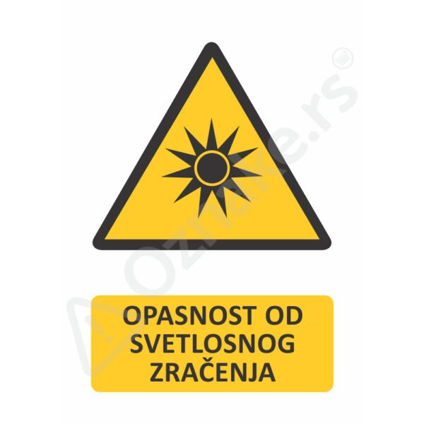 Opasnost od svetlosnog zračenja