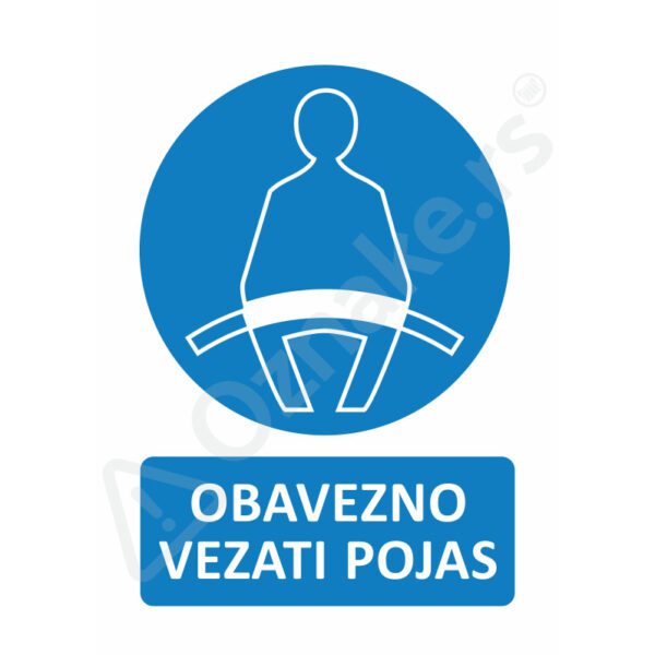 Obavezno vezati pojas