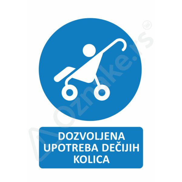 Dozvoljena upotreba dečijih kolica