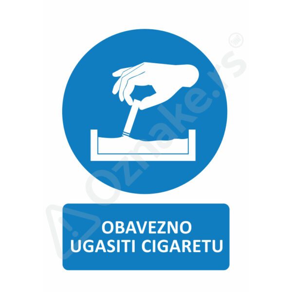 Obavezno ugasiti cigaretu