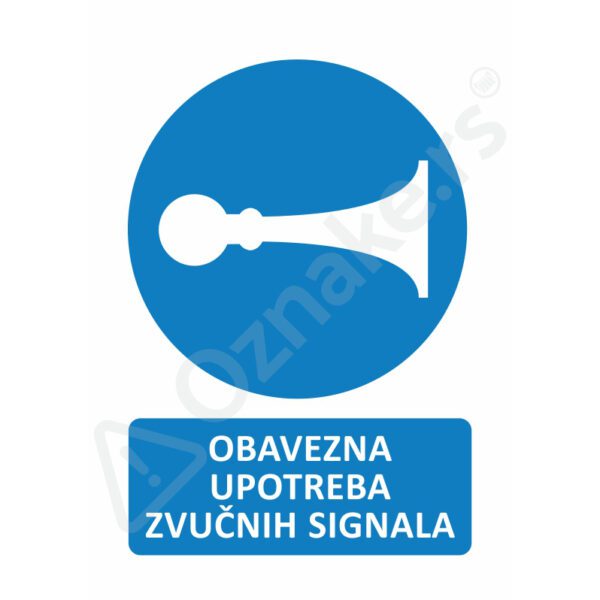 Obavezna upotreba zvučnih signala