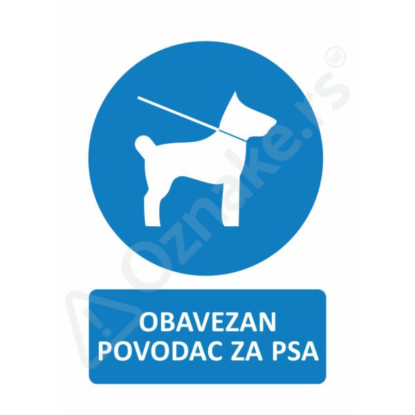 Obavezan povodac za psa