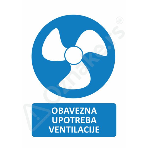 Obavezna upotreba ventilacije