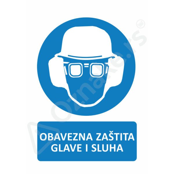 Obavezna zaštita glave i sluha