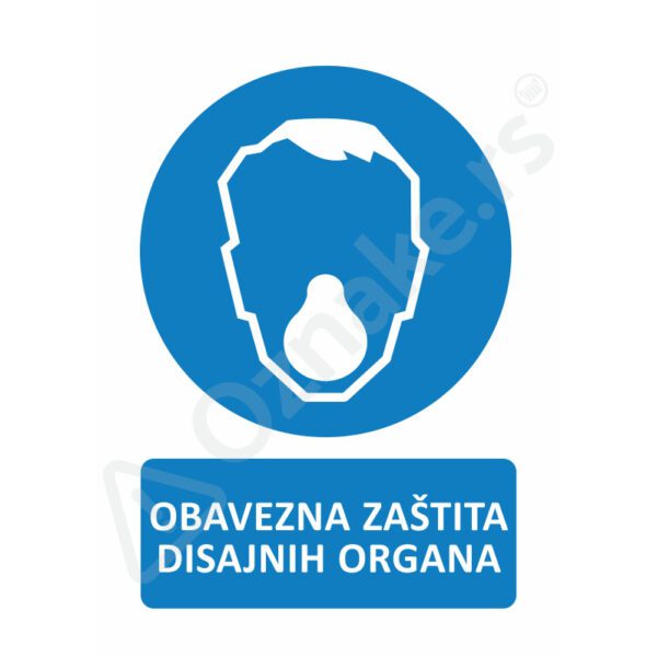 Obavezna zaštita disajnih organa